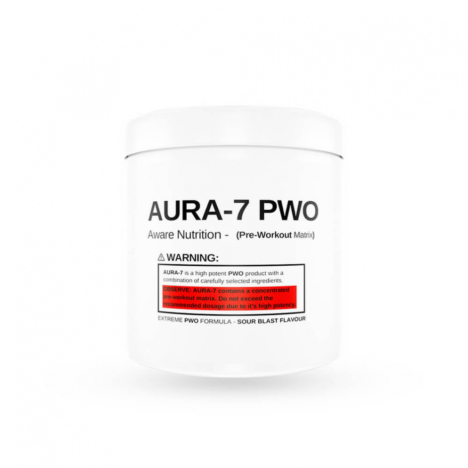 Köp PWO Aura-7, 400 g, Aware Nutrition | Sportgymbutiken.se