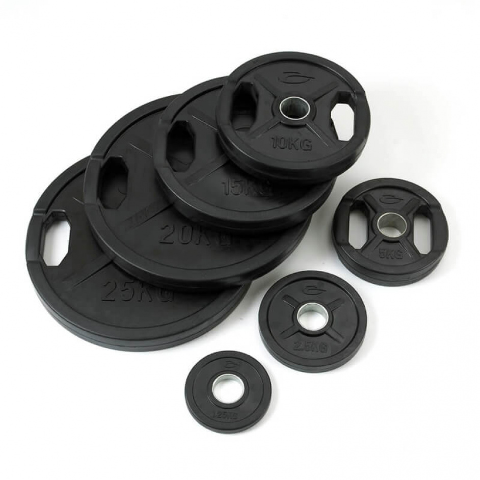 Köp Olympiska viktskivor, gummi, Abilica | Sportgymbutiken.se